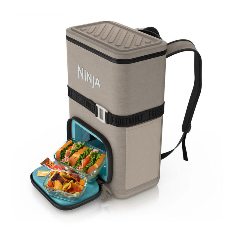 Ninja FrostVault Go 17 litre 24-Can Backpack Soft Cooler - Birch Beige ...